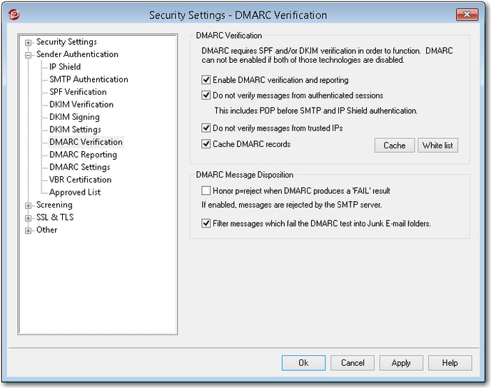 How do I enable DMARC and configure records?